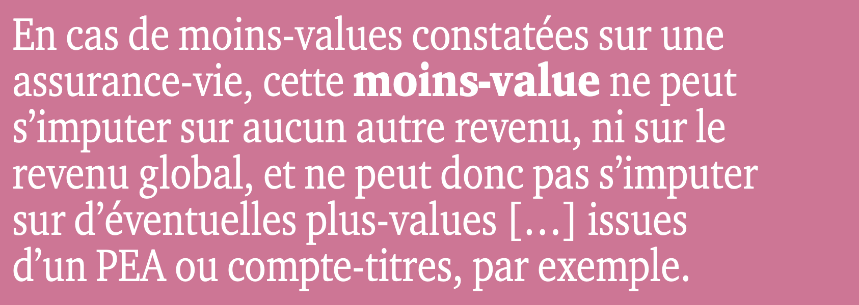 Utiliser les moins-values pour payer moins d'impôt - INVESTISSEMENT ...